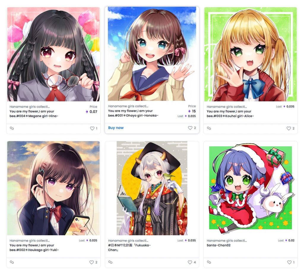 日本のおすすめNFTコレクションまとめ - nakamublog